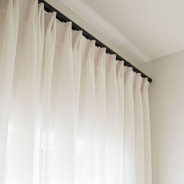 Sheer French Pleat Drapery – The Heather Company