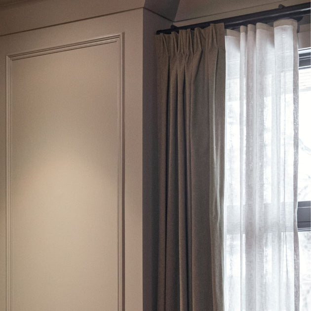 Solid French Pleat Drapery – The Heather Company