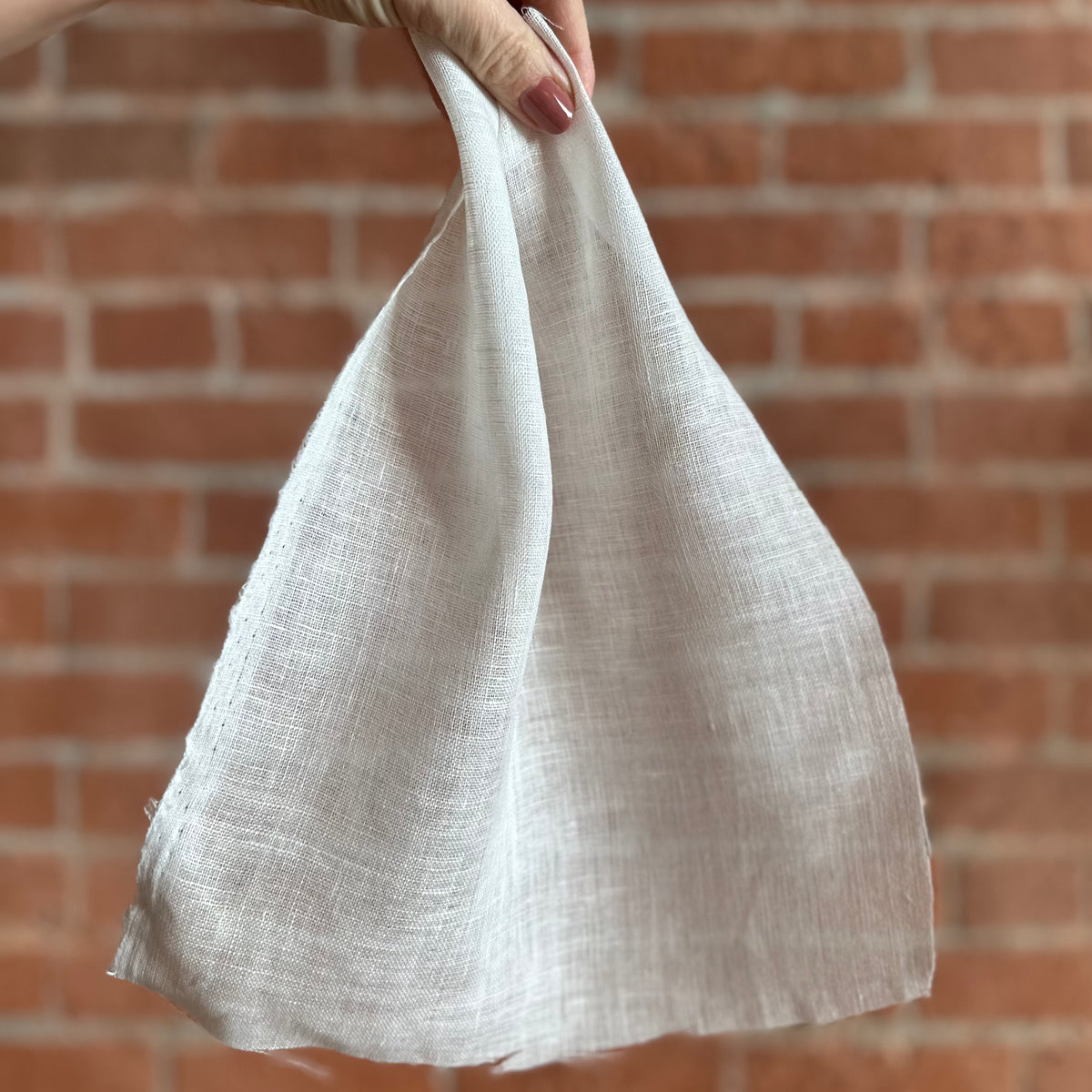 Sheer Linen White Dove, Ripple fold, NO LINING – The Heather Company